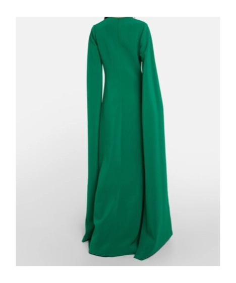 Elie Saab Embellished Cady Gown