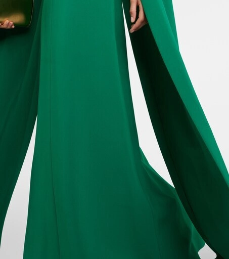 Elie Saab Embellished Cady Gown