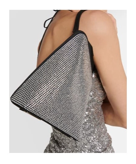 Attico Sunset Mini Crystal-embellished Tote Bag