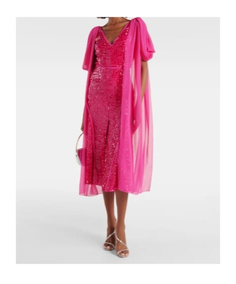 Erdem Sequined Midi Dress