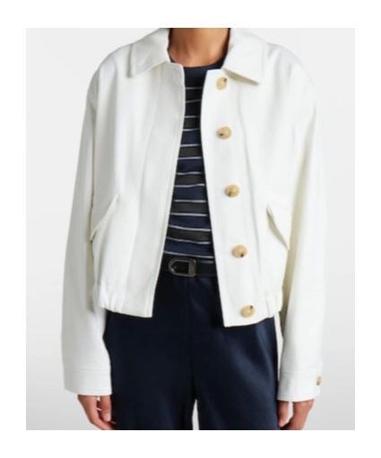 Vince Cotton Twill Blouson Jacket