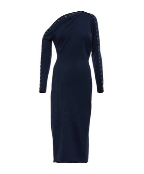 Altuzarra Jeevika Wool-blend Midi Dress - Black