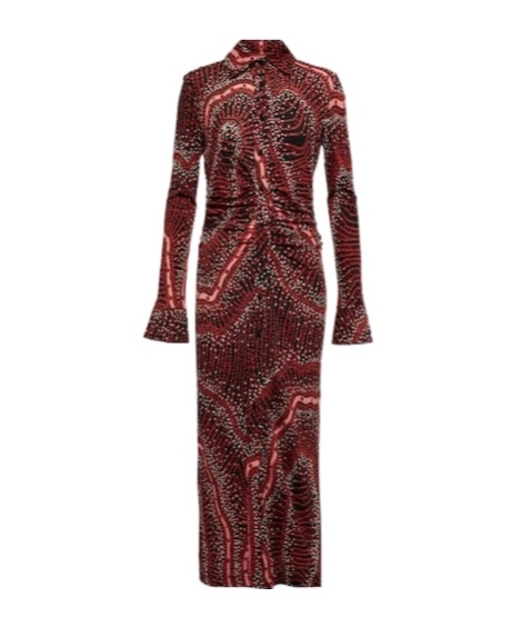 Altuzarra Claudia Printed Shirt Dress - Brown
