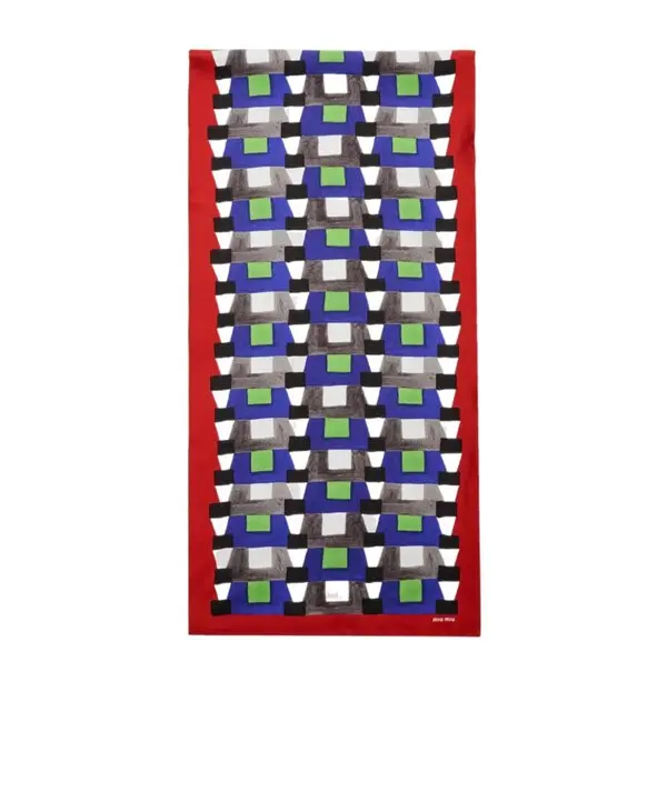 Miu Miu Printed Scarf