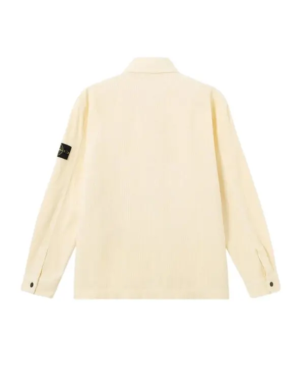 Stone Island Snap-button Shirt Jacket With Chest Pockets