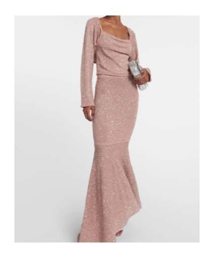 Altuzarra Metallic Knit Maxi Skirt