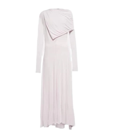 JIL SANDER Draped Crêpe Gown