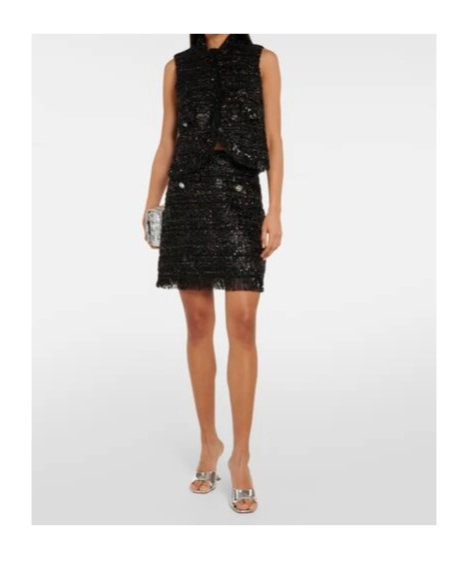 Giambattista Valli Sequined Tweed Miniskirt