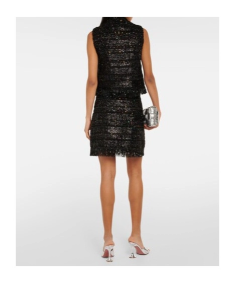 Giambattista Valli Sequined Tweed Miniskirt