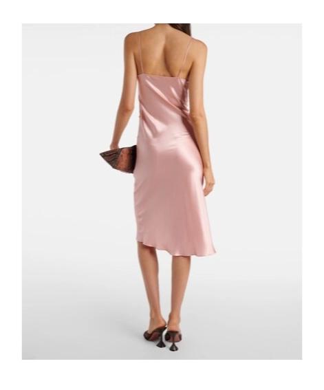 RODARTE Ruched Silk Crêpe Midi Dress