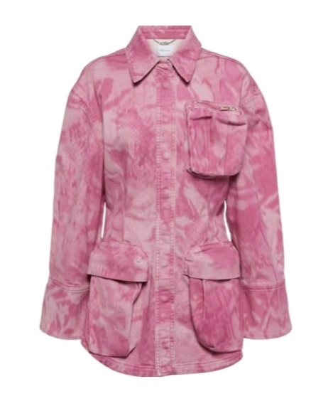 Blumarine Camouflage Denim Work Jacket