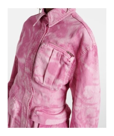 Blumarine Camouflage Denim Work Jacket