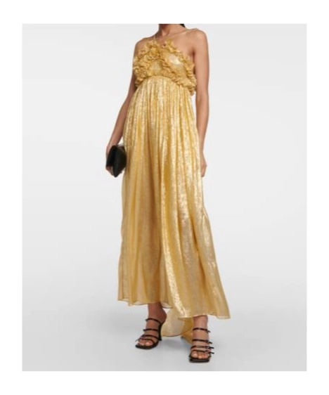 PETAR PETROV Allas Silk-blend Maxi Dress - Nude