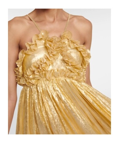 PETAR PETROV Allas Silk-blend Maxi Dress - Nude