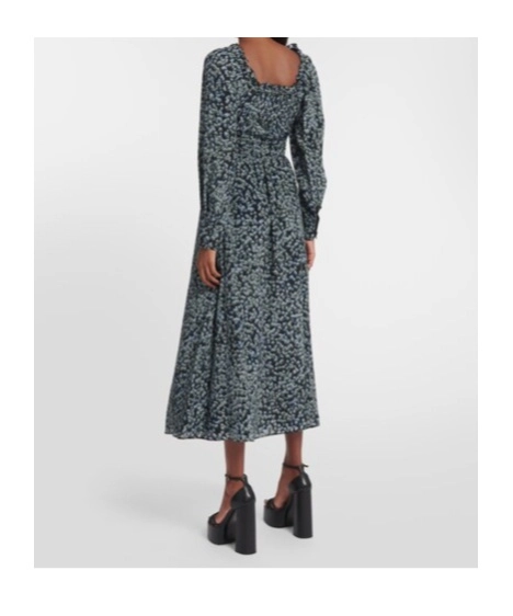 Altuzarra Lillian Printed Silk Midi Dress
