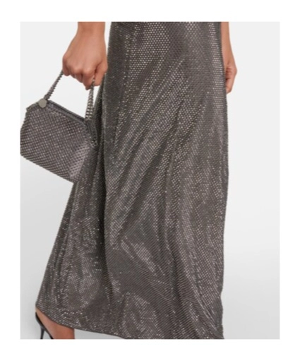 Stella McCartney Asymmetrical Embellished Maxi Dress