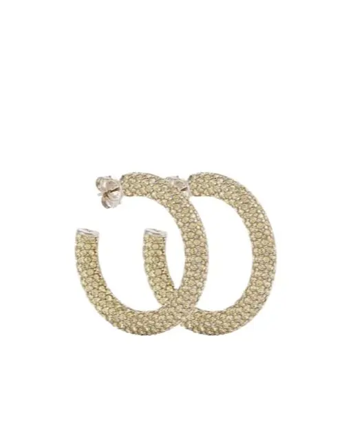 Amina Muaddi Cameron Medium Earrings