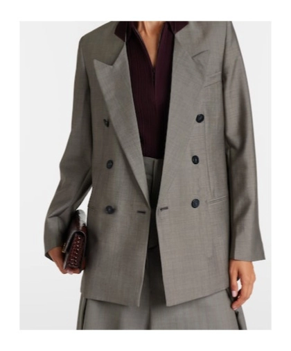 Victoria Beckham Beatrice Wool And Mohair Blazer