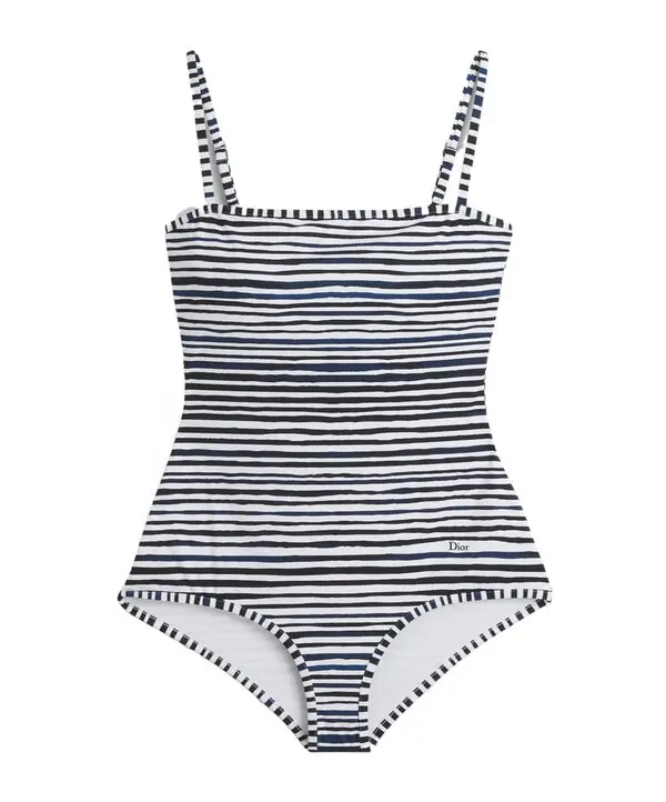 Dior Striped One-piece Swimsuit