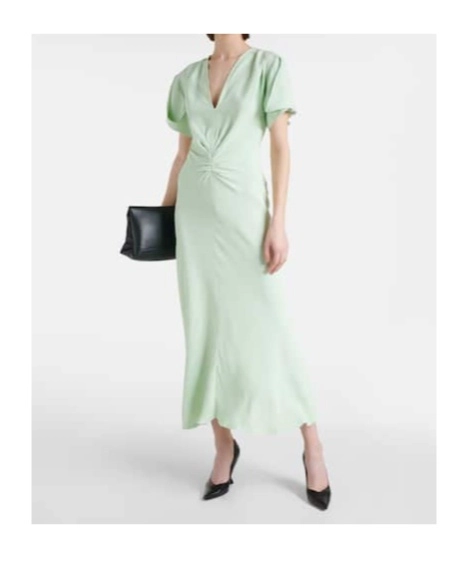 Victoria Beckham Gathered Midi Dress