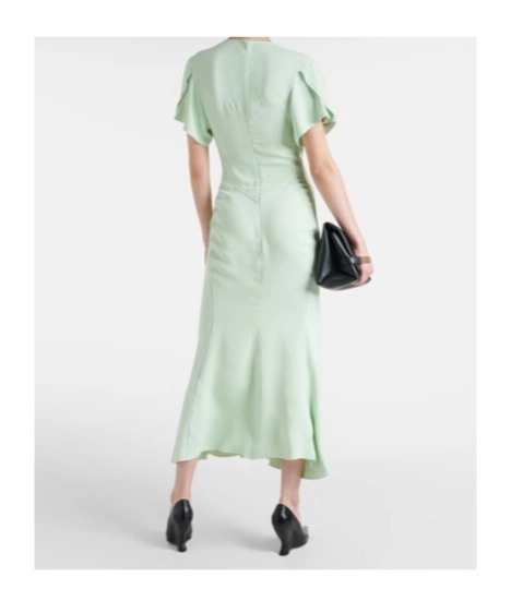 Victoria Beckham Gathered Midi Dress