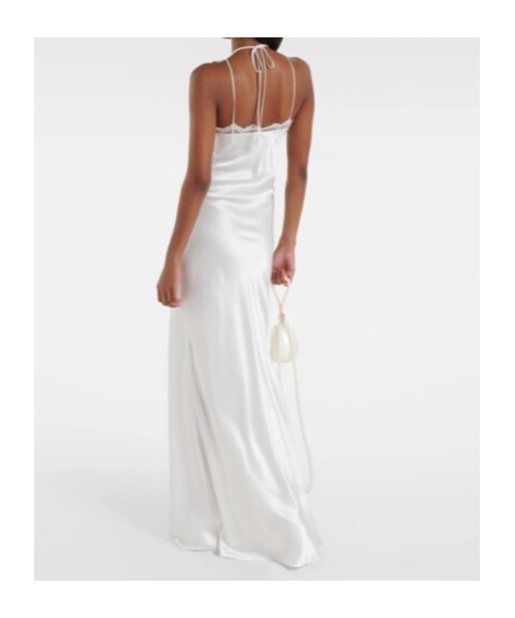 RODARTE Floral Lace-trimmed Silk Dress