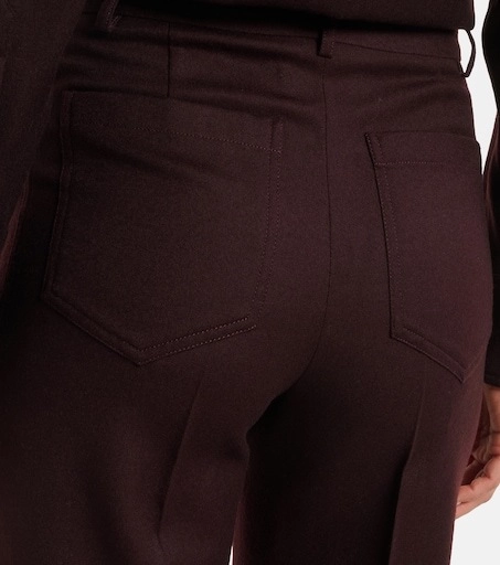 Victoria Beckham Alina Virgin Wool Wide-leg Pants