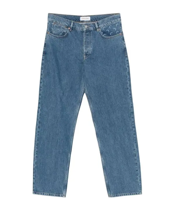 MARINE SERRE Logo-print Jeans