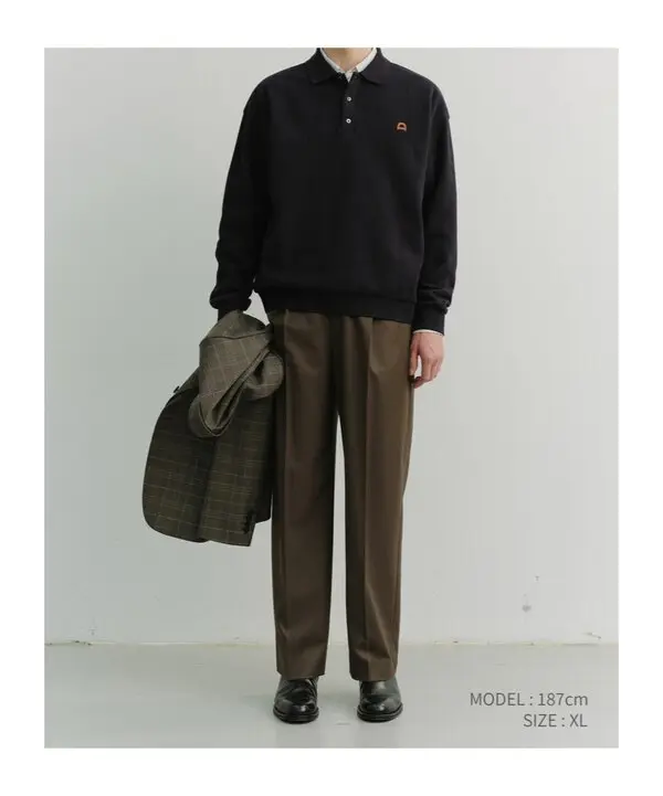 DUNST Long Sleeve Sweatshirt With Logo Detail