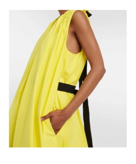 ROKSANDA Erosa Cape-detail Belted Midi Dress