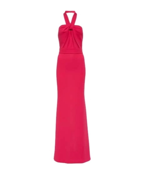 Elie Saab Halterneck Crêpe Gown