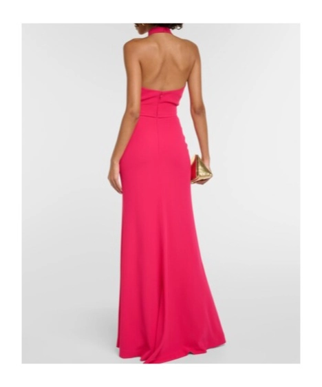 Elie Saab Halterneck Crêpe Gown