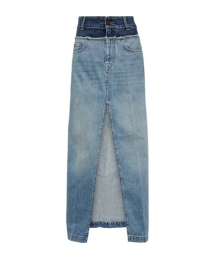 Stella McCartney Denim Maxi Skirt