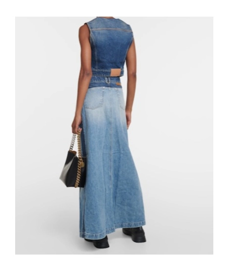 Stella McCartney Denim Maxi Skirt