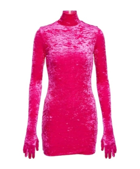 Vetements Velvet Minidress