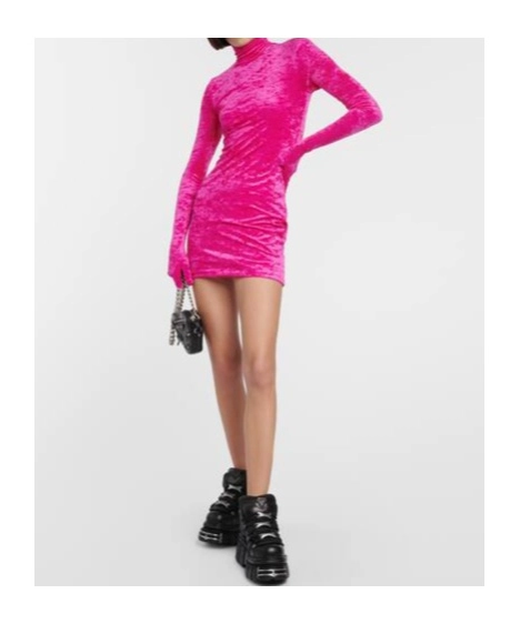 Vetements Velvet Minidress