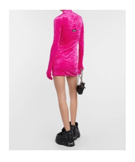 Vetements Velvet Minidress