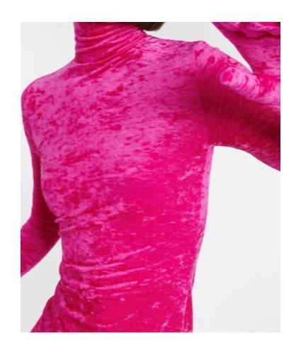 Vetements Velvet Minidress