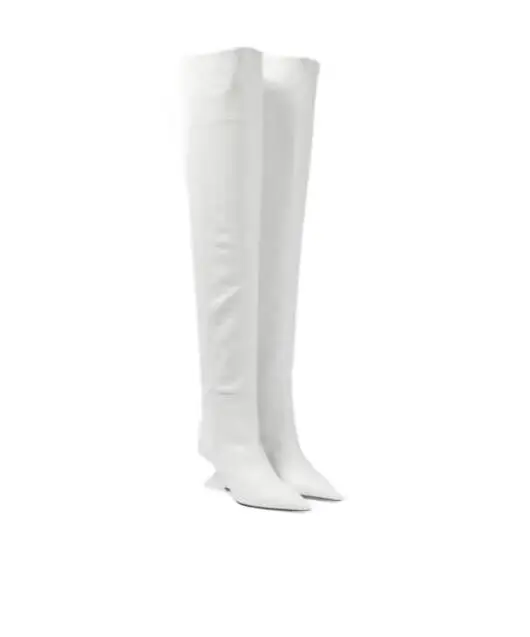 Attico Cheope Leather Over-the-knee Boots