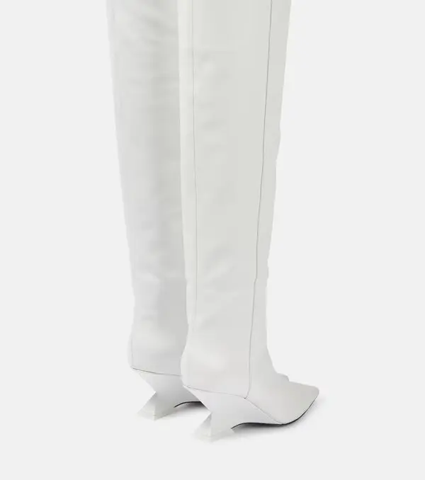 Attico Cheope Leather Over-the-knee Boots