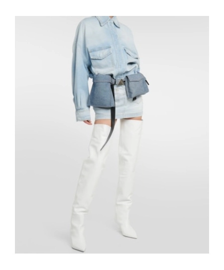 Attico Cheope Leather Over-the-knee Boots