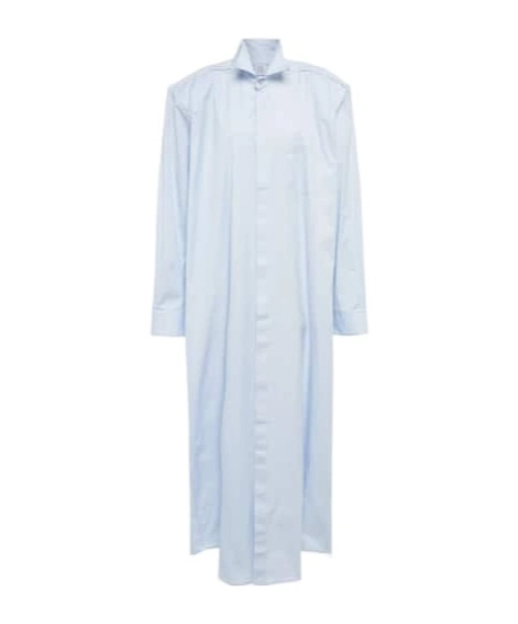 Vetements Deconstructed Cotton Shirt Dress