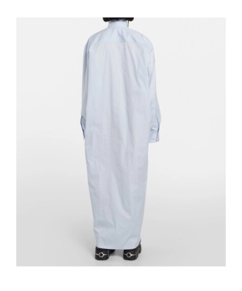 Vetements Deconstructed Cotton Shirt Dress