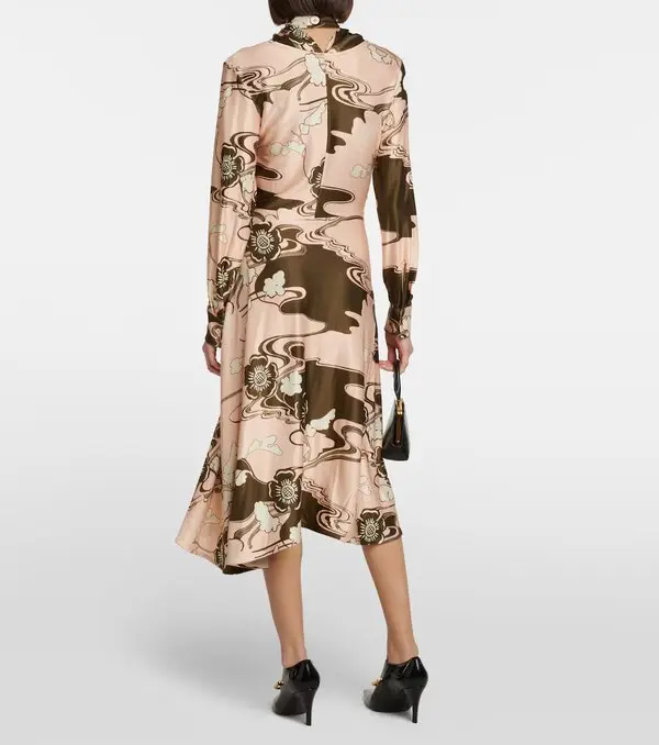 JIL SANDER Printed Midi Dress