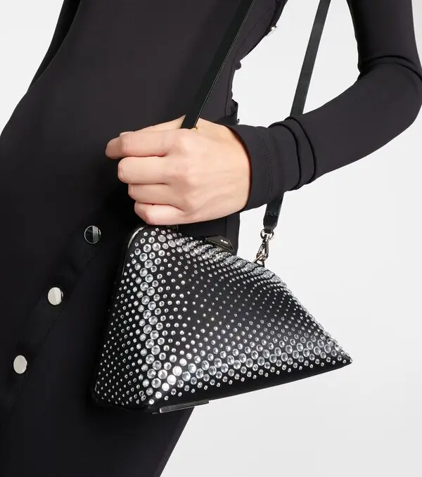 Attico Midnight Mini Embellished Clutch