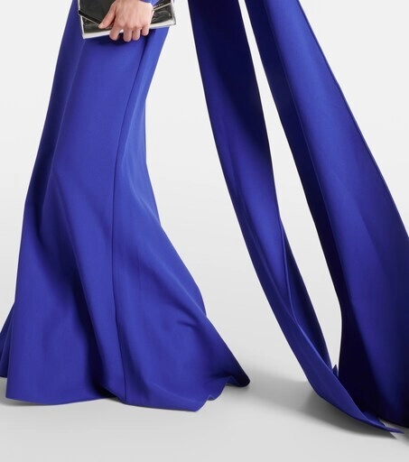 SAFIYAA LONDON Ginevra Embellished Caped Gown