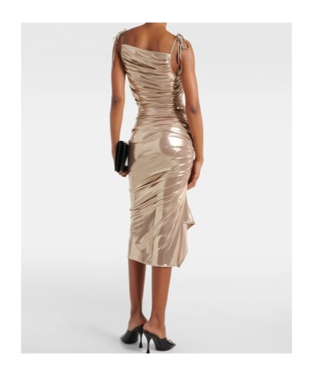 Maticevski Neroli Ruched Midi Skirt