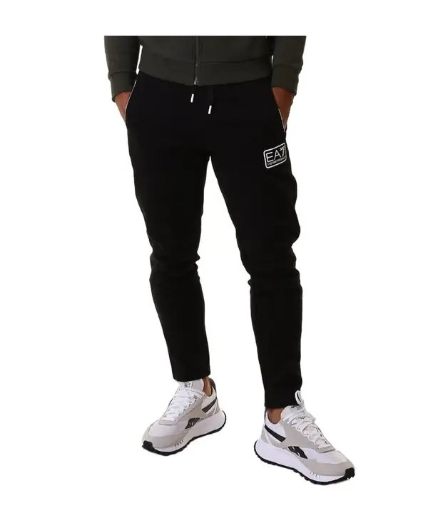 Emporio Armani Logo Logo Sweatpants - Black