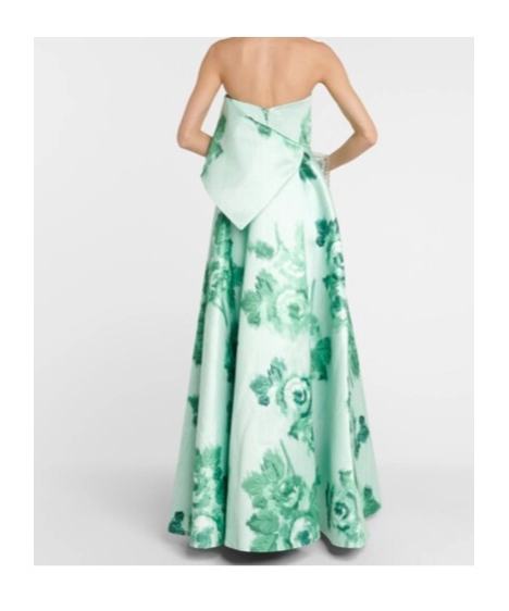 EMILIA WICKSTEAD Merope Strapless Floral Gown