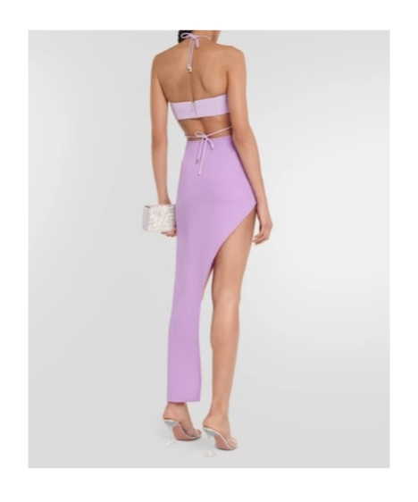 David Koma Asymmetrical Wool Maxi Skirt